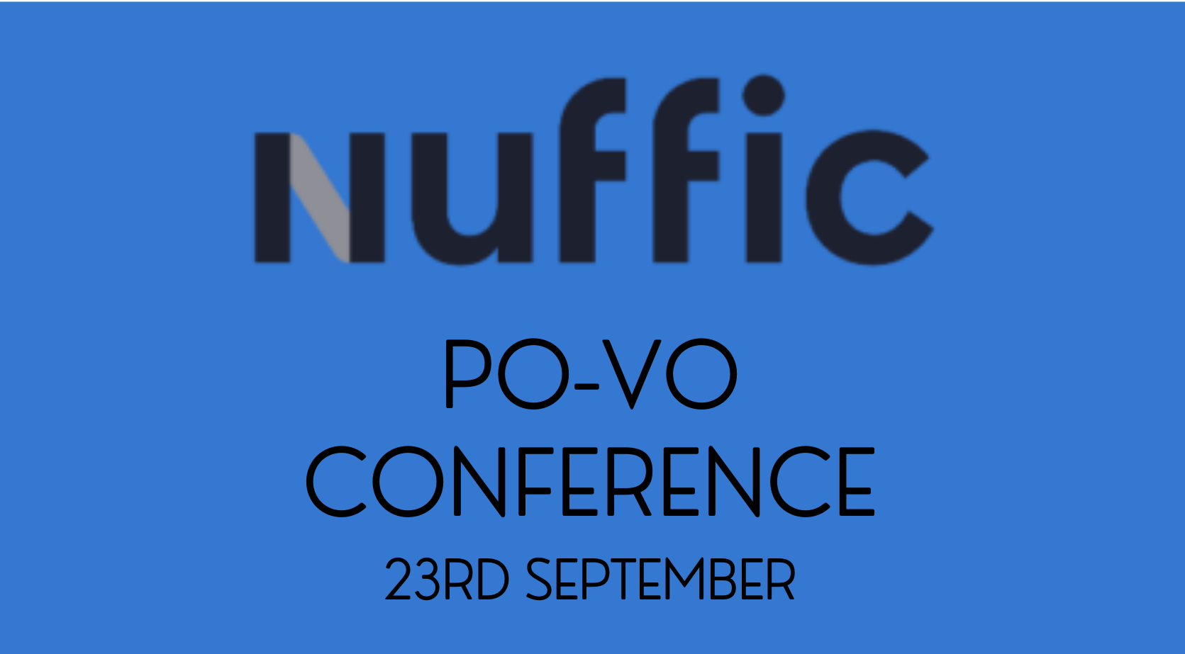 Have you made your plans for the Nuffic PO/VO Conference yet? We’re all ...